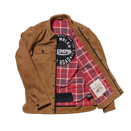 ropa de moto poleras-y-camisas-triumph-shirket-jacket-m - motorsports.cl